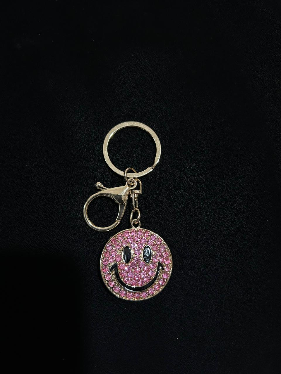 Sparkle Smiley Crystal Charm - Invoguishindia